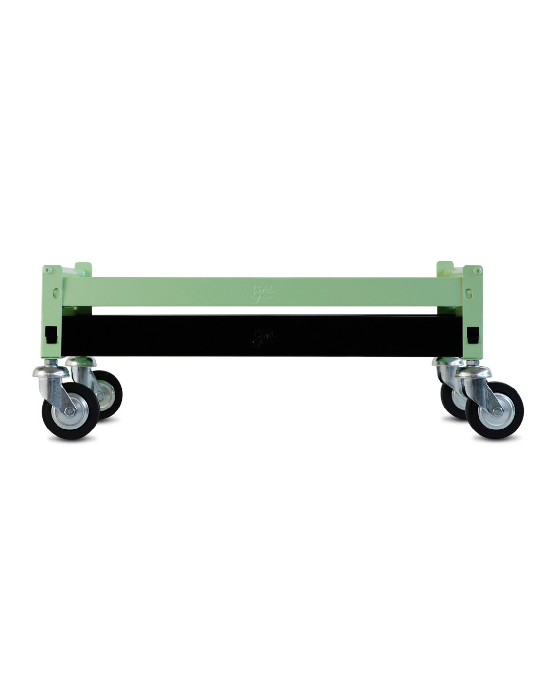 LOW TROLLEY FOR ADDING 60X55 (col. BLACK & GLOSTER GREEN)