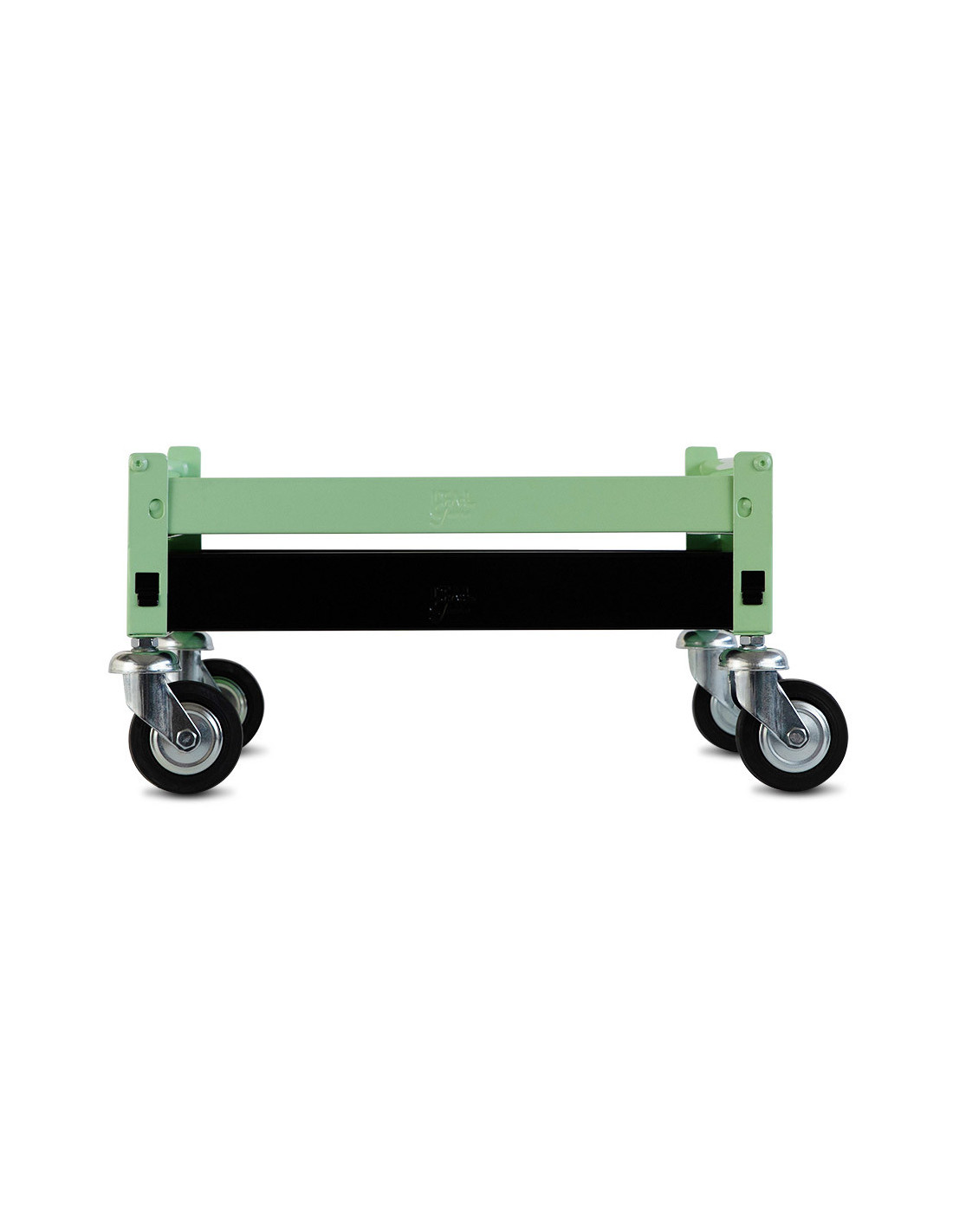 LOW TROLLEY FOR ADDING 45X33 (col. BLACK & GLOSTER GREEN)