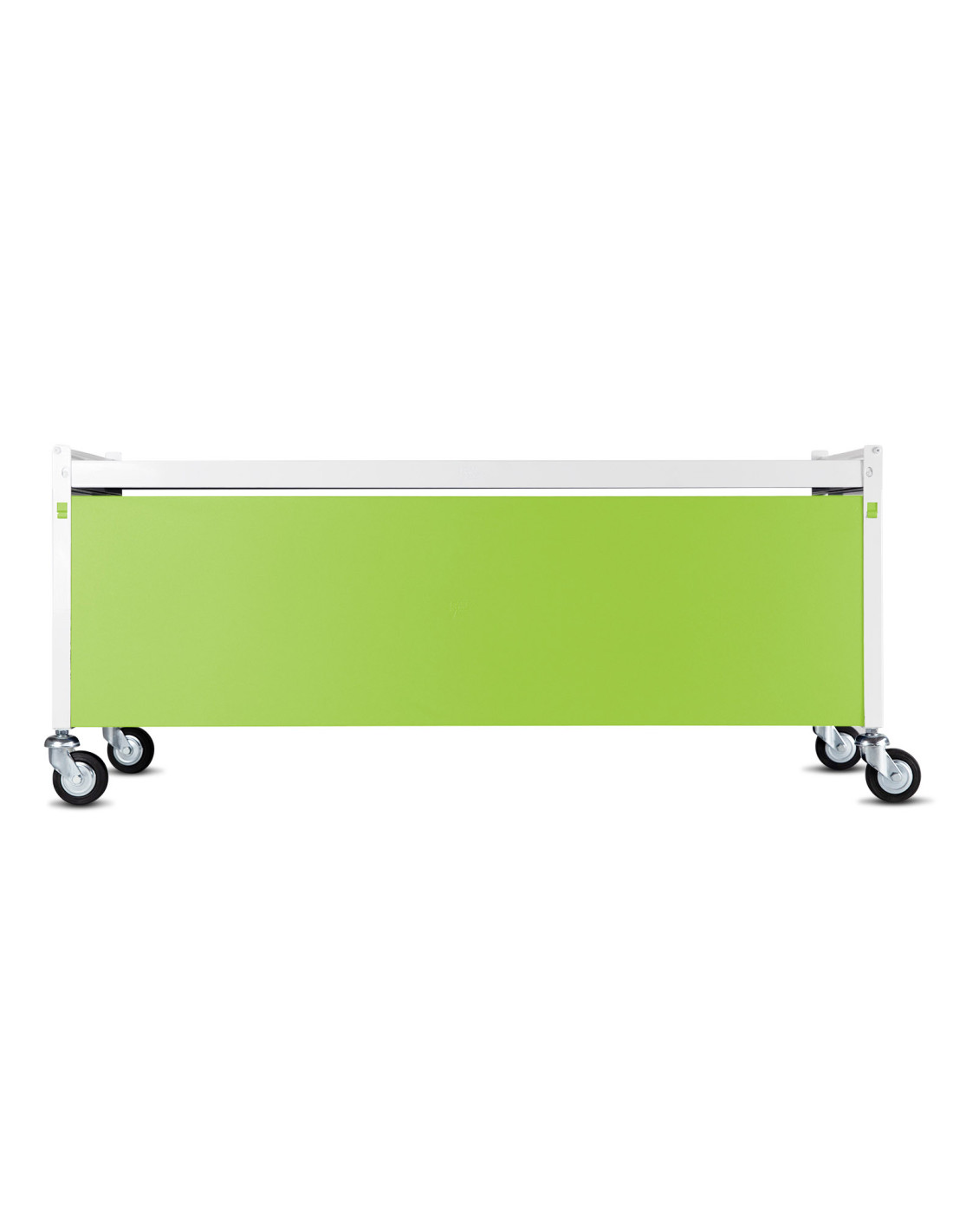 HIGH TROLLEY FOR ADDING 120X40 (col. WHITE & LIME GREEN)
