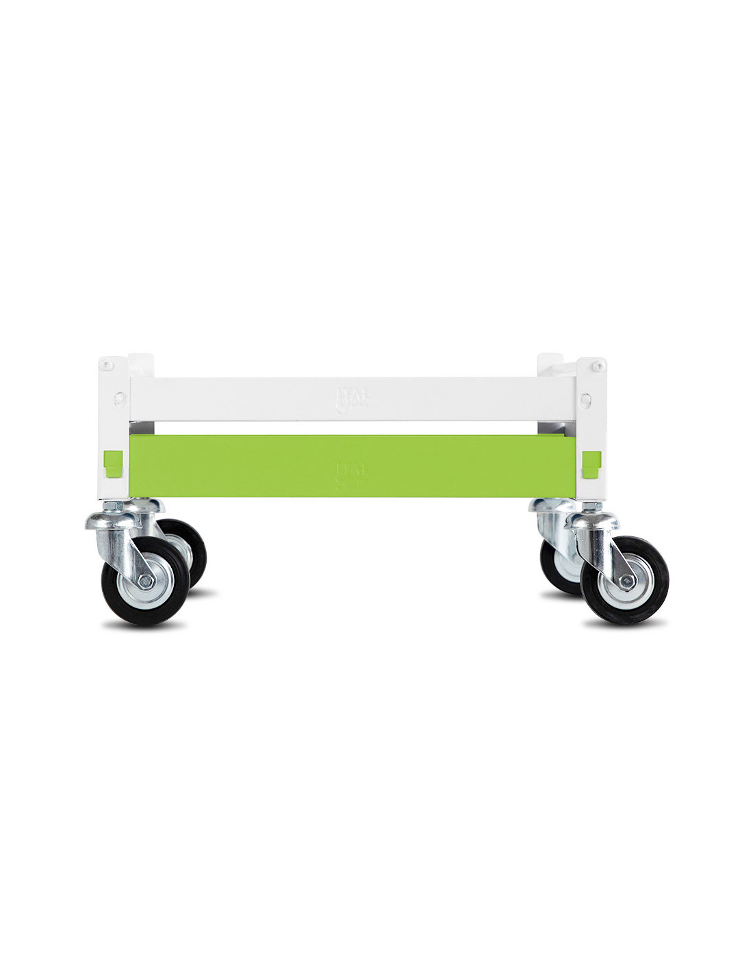 LOW TROLLEY FOR ADDING 45X33 (col. WHITE & LIME GREEN)
